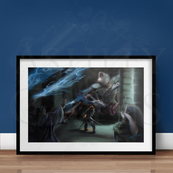 "Black Horror Token” Full Art Print – AshleyGates